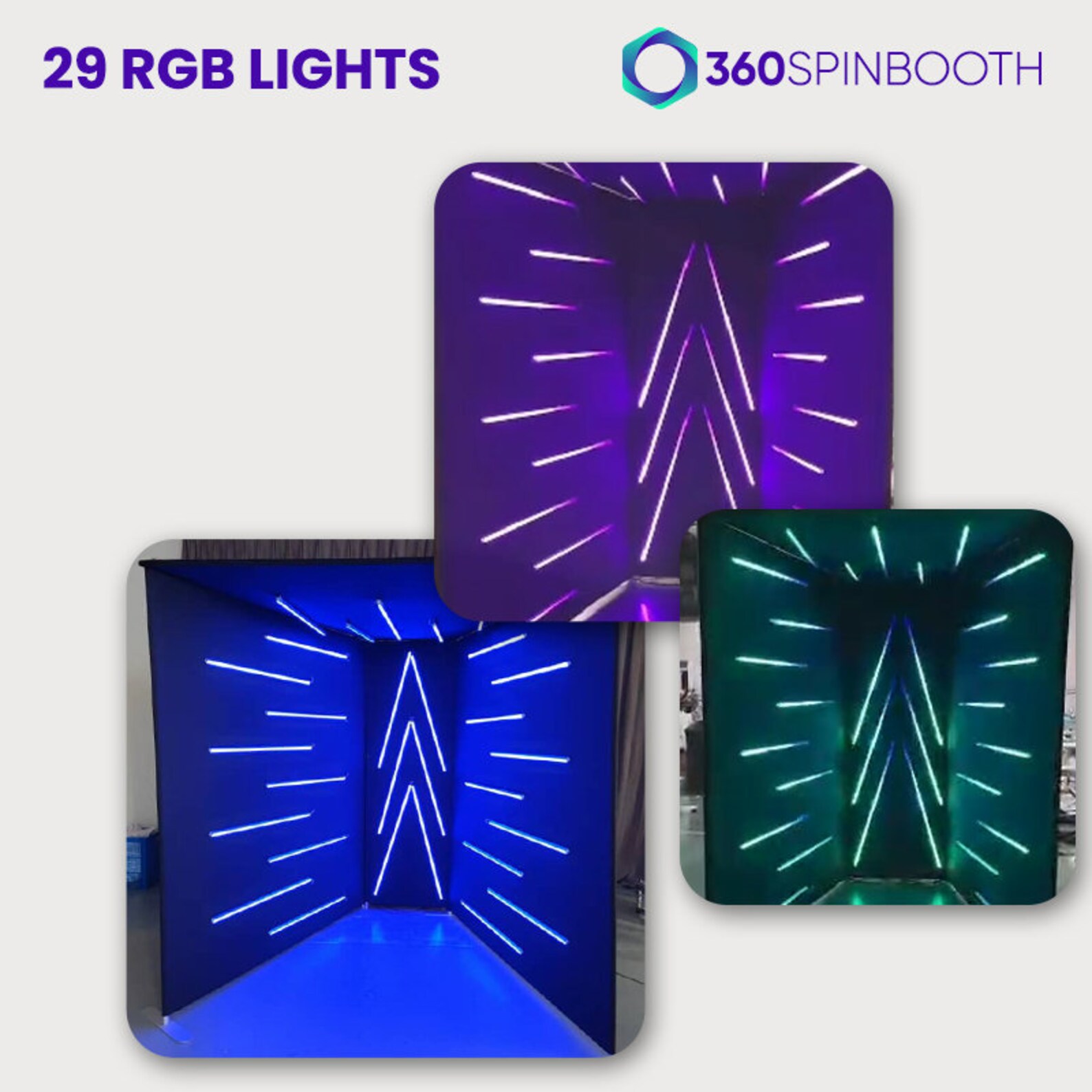 RGB LED Vogue Tunnel: Custom Photo Booth Enclosure - Etsy
