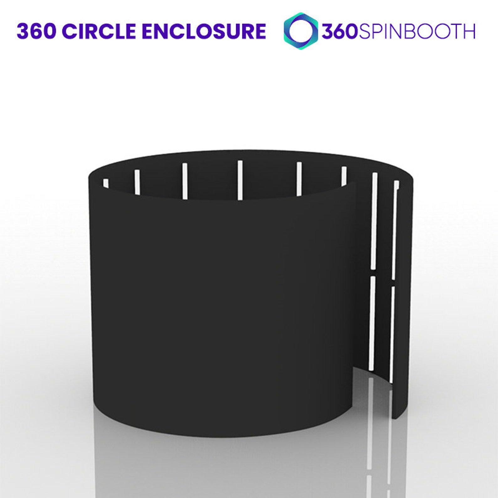 360 Circle Enclosure 44 RGB LED Lights, 360 Photo Booth Enclosure ...