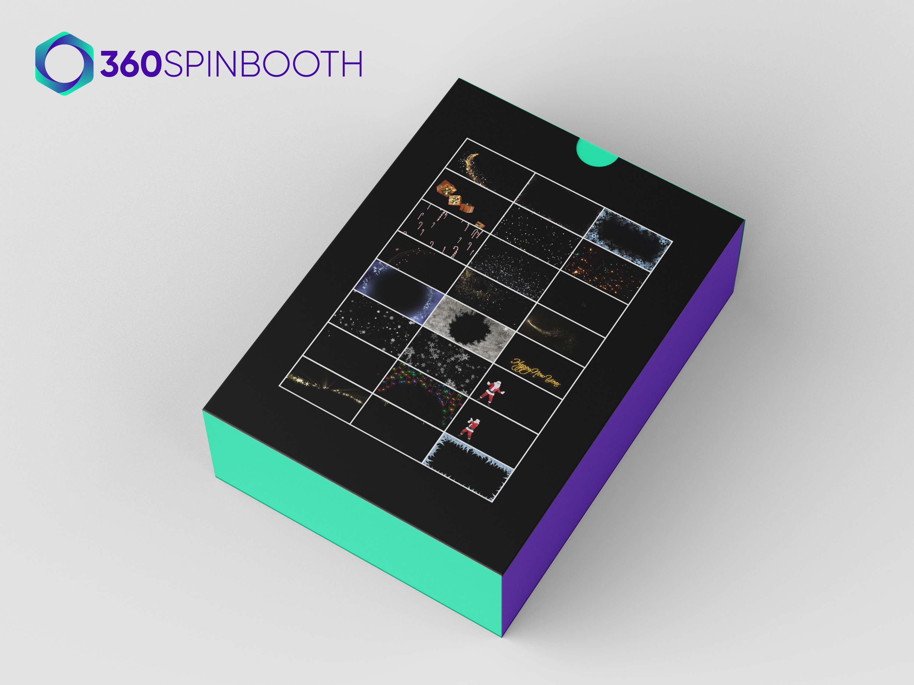 27 Animated Holiday Video Overlays for 360 Photo Booth App, Video ...