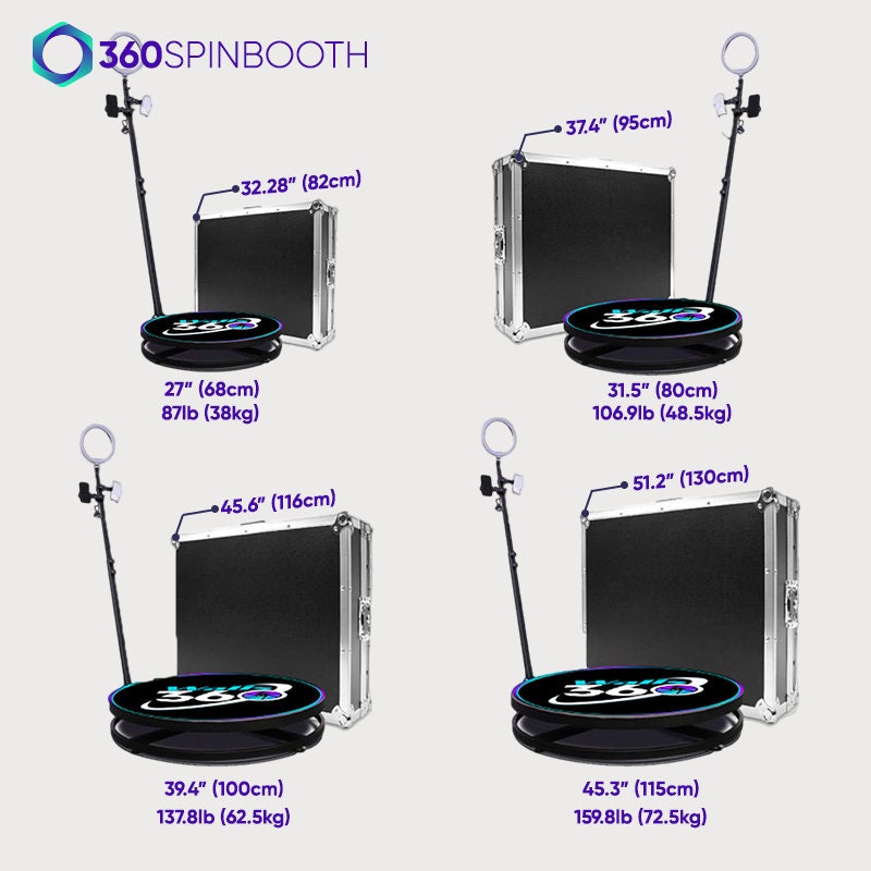 360 Photo Booth | 360 Video Booth | 360 Round Platform | Automatic 360 ...