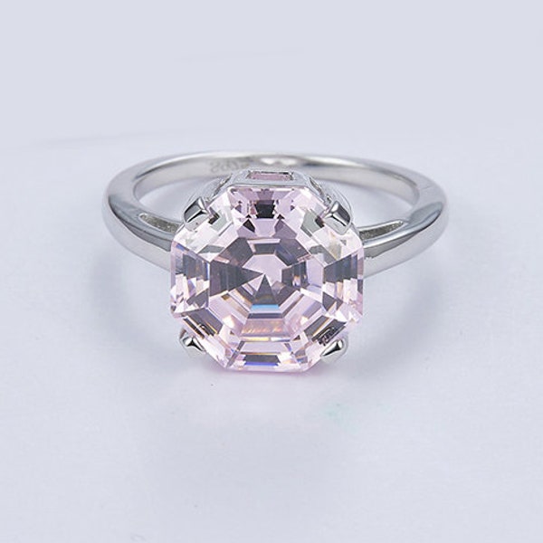Pink Amethyst Ring - Etsy