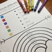 PRINTABLE Learning Our Colors With the Rainbow Worksheet: | Etsy