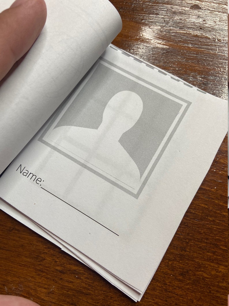 PRINTABLE Passport Book for Pretend Travel - Etsy