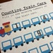 PRINTABLE Counting Train Cars Worksheet - Etsy