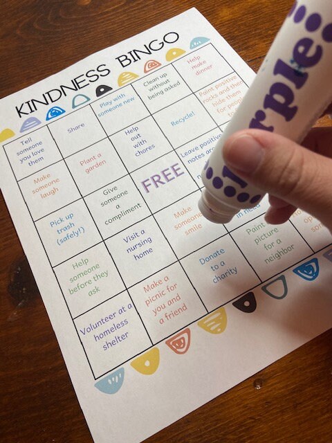 PRINTABLE Kindness Bingo - Etsy