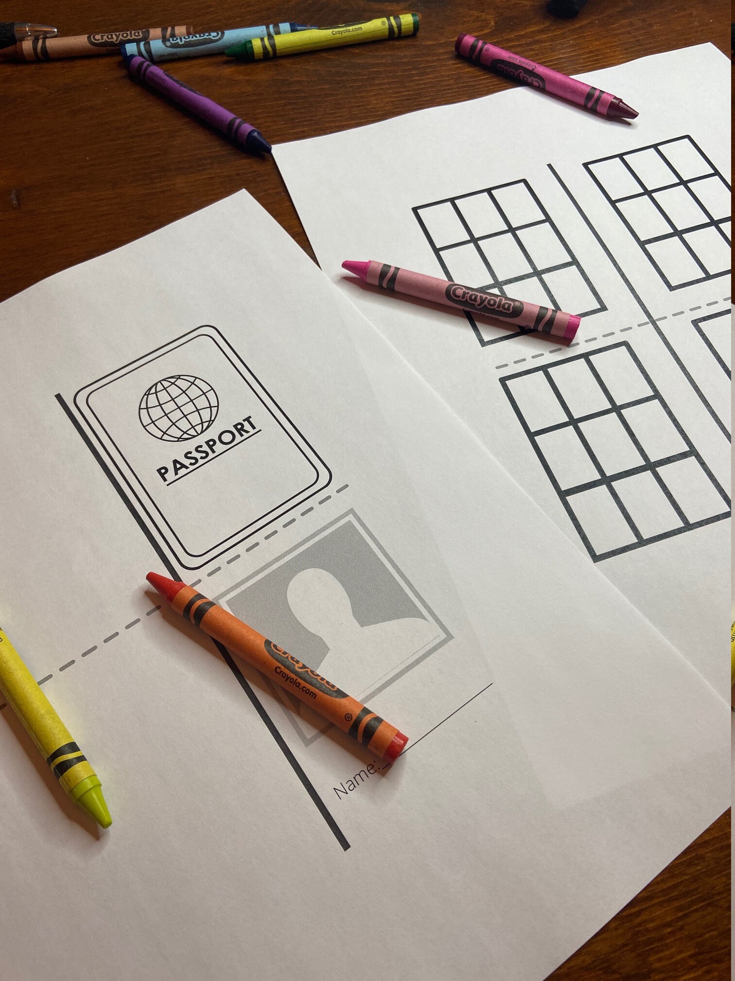 PRINTABLE Passport Book for Pretend Travel - Etsy