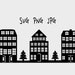 Village and Buildings SVG Digital Files - Etsy