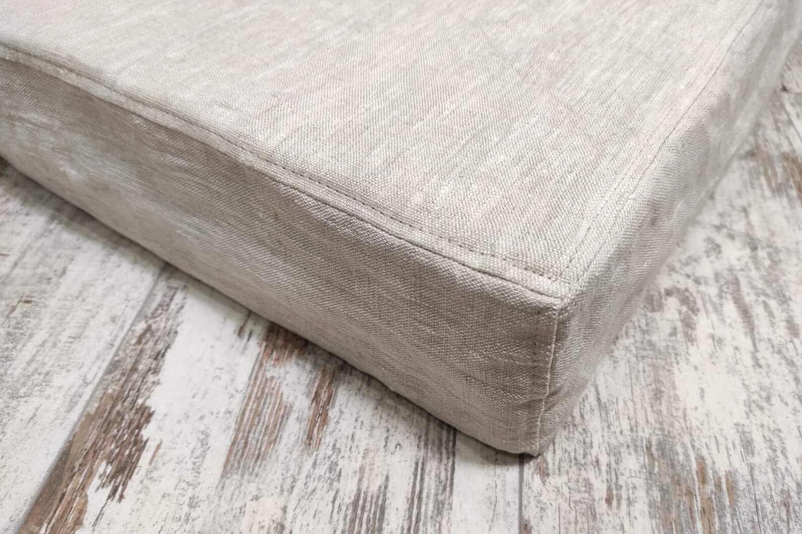 Linen Mattress Cover Zippered Topper Cover Mattress Colored Pillowcase ...