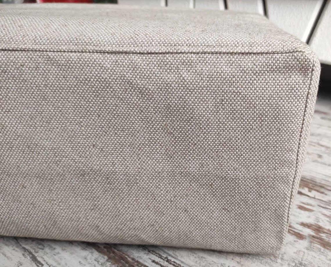 Durable Pure Linen Couch Cover Linen Mattress Zippered Cover - Etsy
