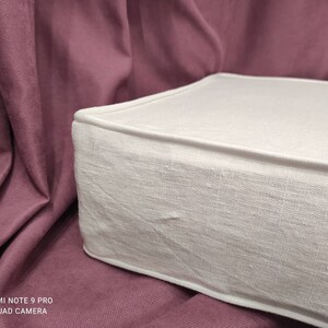 Daybed Futon Cover With Zip With Cord Lining Made of Natural 100% Pure ...