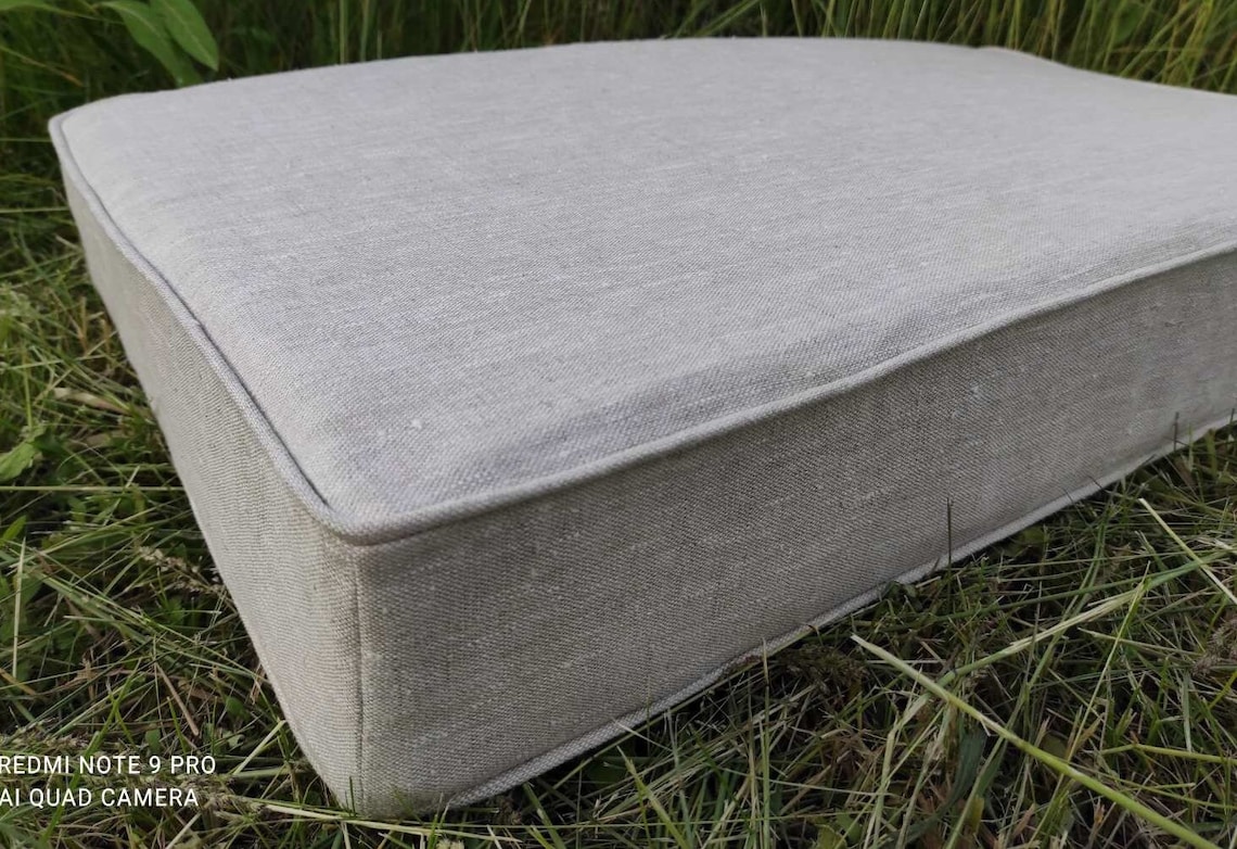Daybed Futon Cover With Zip With Cord Lining Made of Natural - Etsy