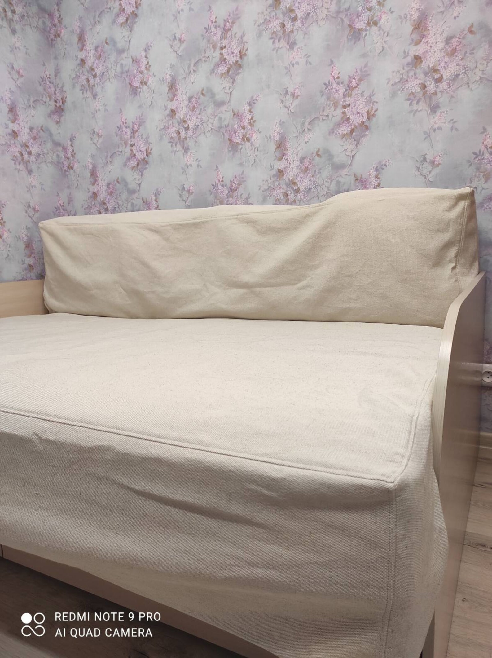 Linen Sofa Bed Cover Futon King Size, Linen Fitted Sofa Cover, Custom ...