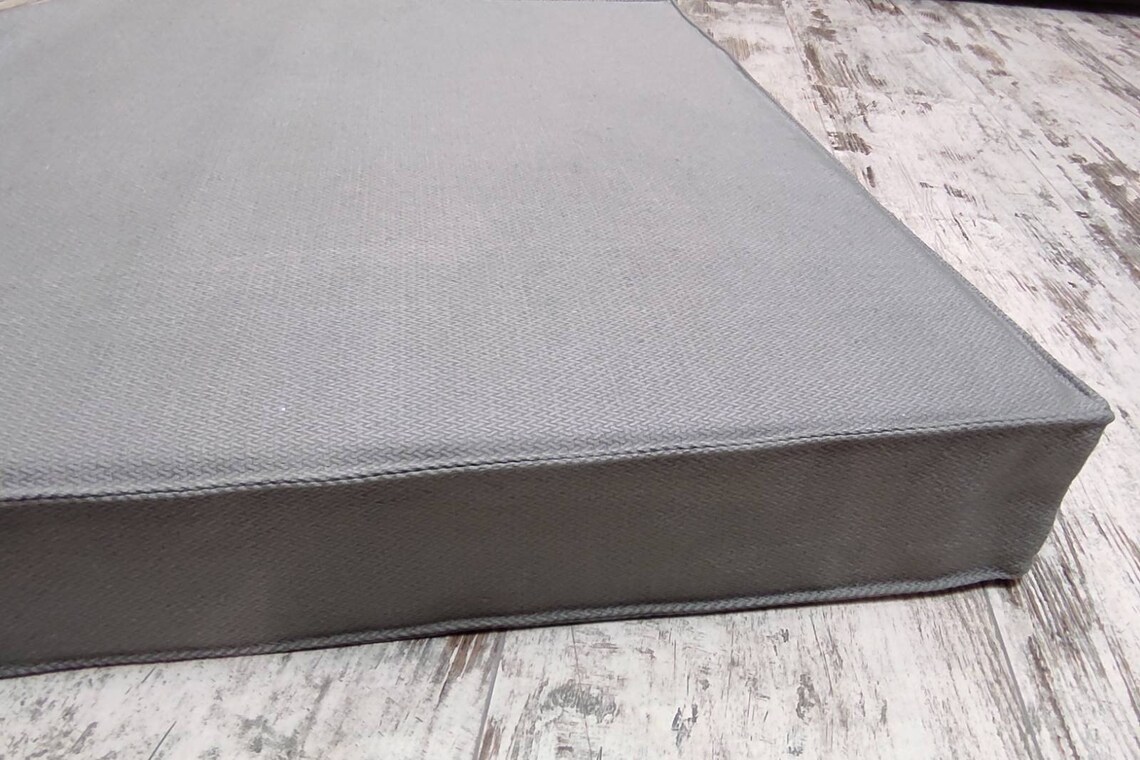 Durable pure linen couch cover Linen Mattress zippered cover | Etsy