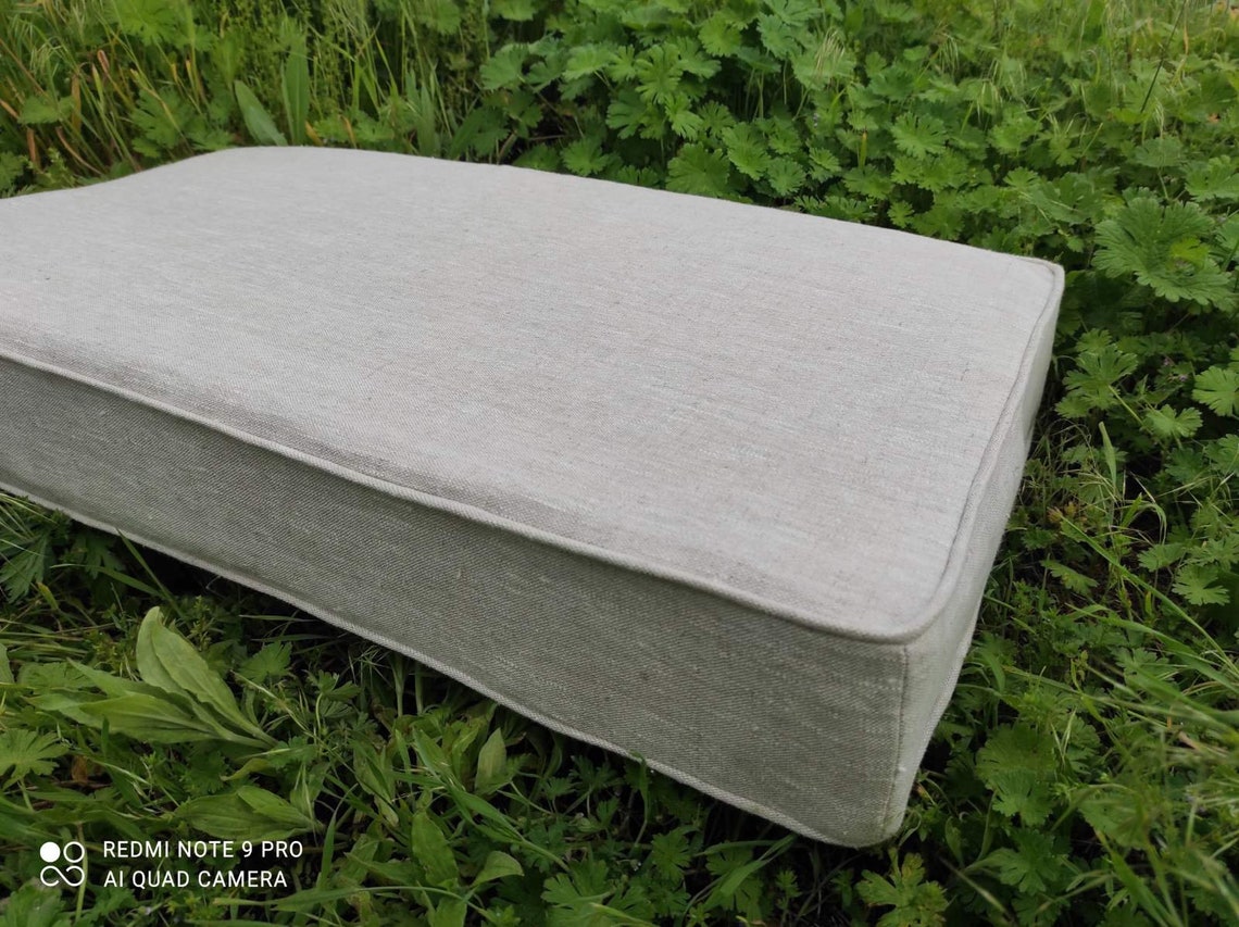 Daybed Futon Cover With Zip With Cord Lining Made of Natural - Etsy