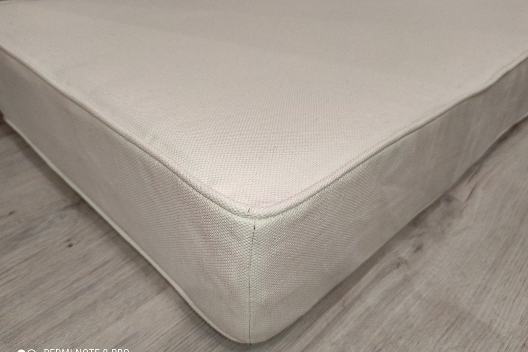 Linen Daybed Slipcover - Futon Cover - Mattress Zippered Cover ...