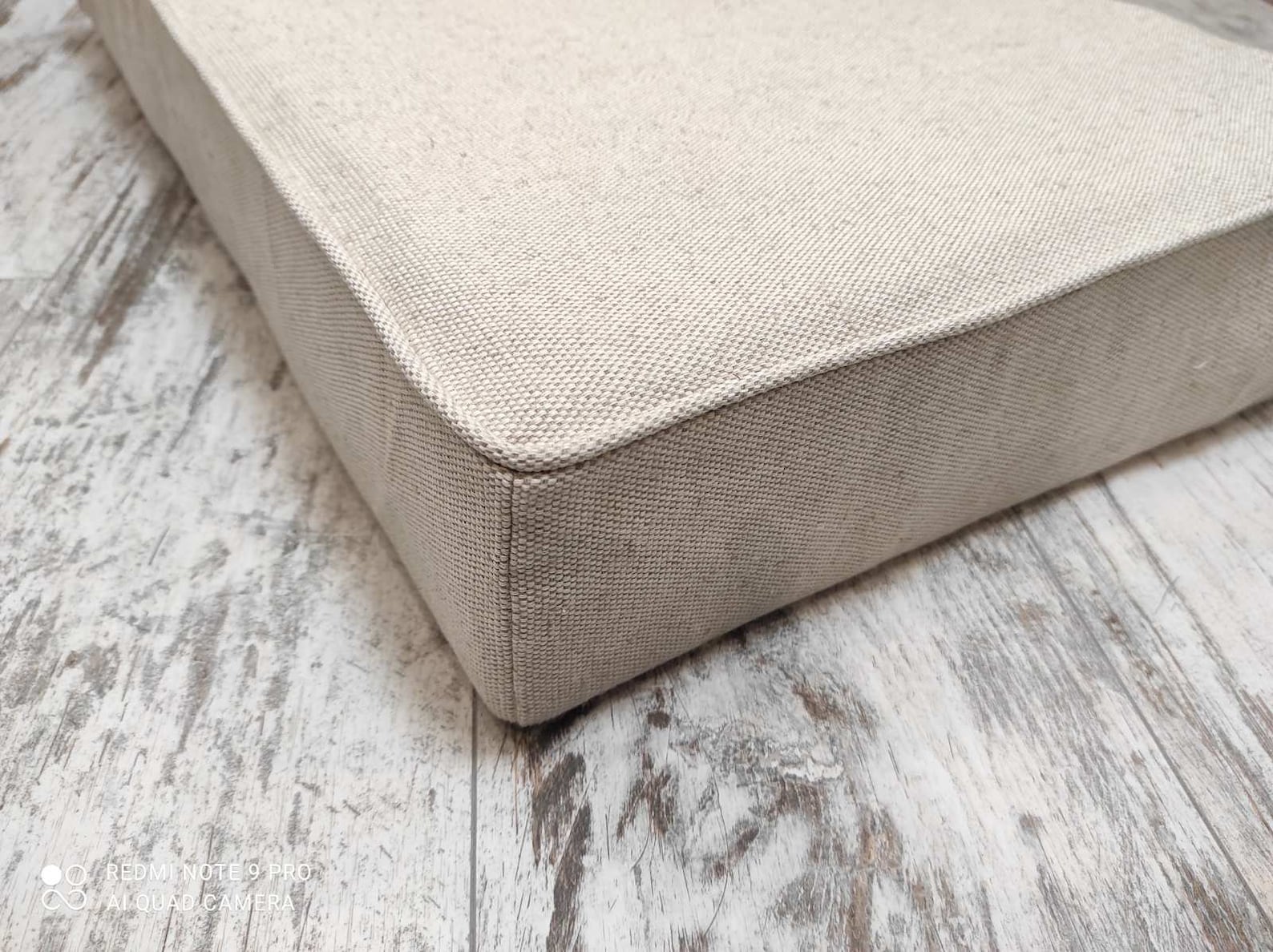 Linen Mattress Zippered Cover - Made of Upholstery Linen - Farmhouse ...