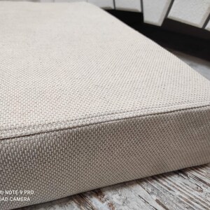 Futon Cover - Durable Daybed Pure Linen Cover - Euro Mattress Zippered ...