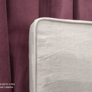 Daybed Futon Cover With Zip With Cord Lining Made of Natural 100% Pure ...