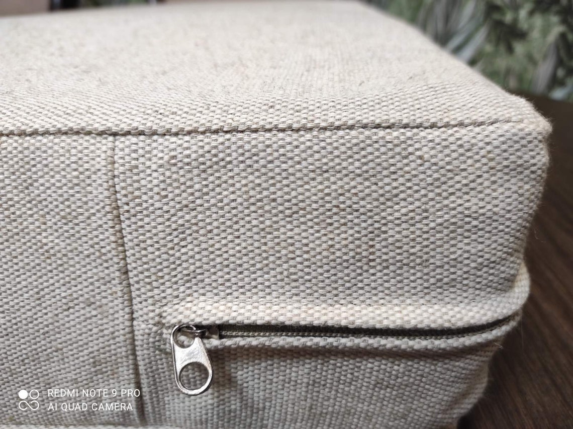 Linen Mattress Zippered Cover Made of Upholstery Linen - Etsy