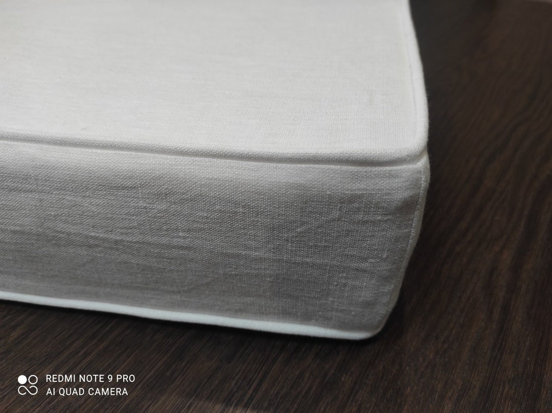 Daybed Futon Cover With Zip With Cord Lining Made of Natural 100% Pure ...