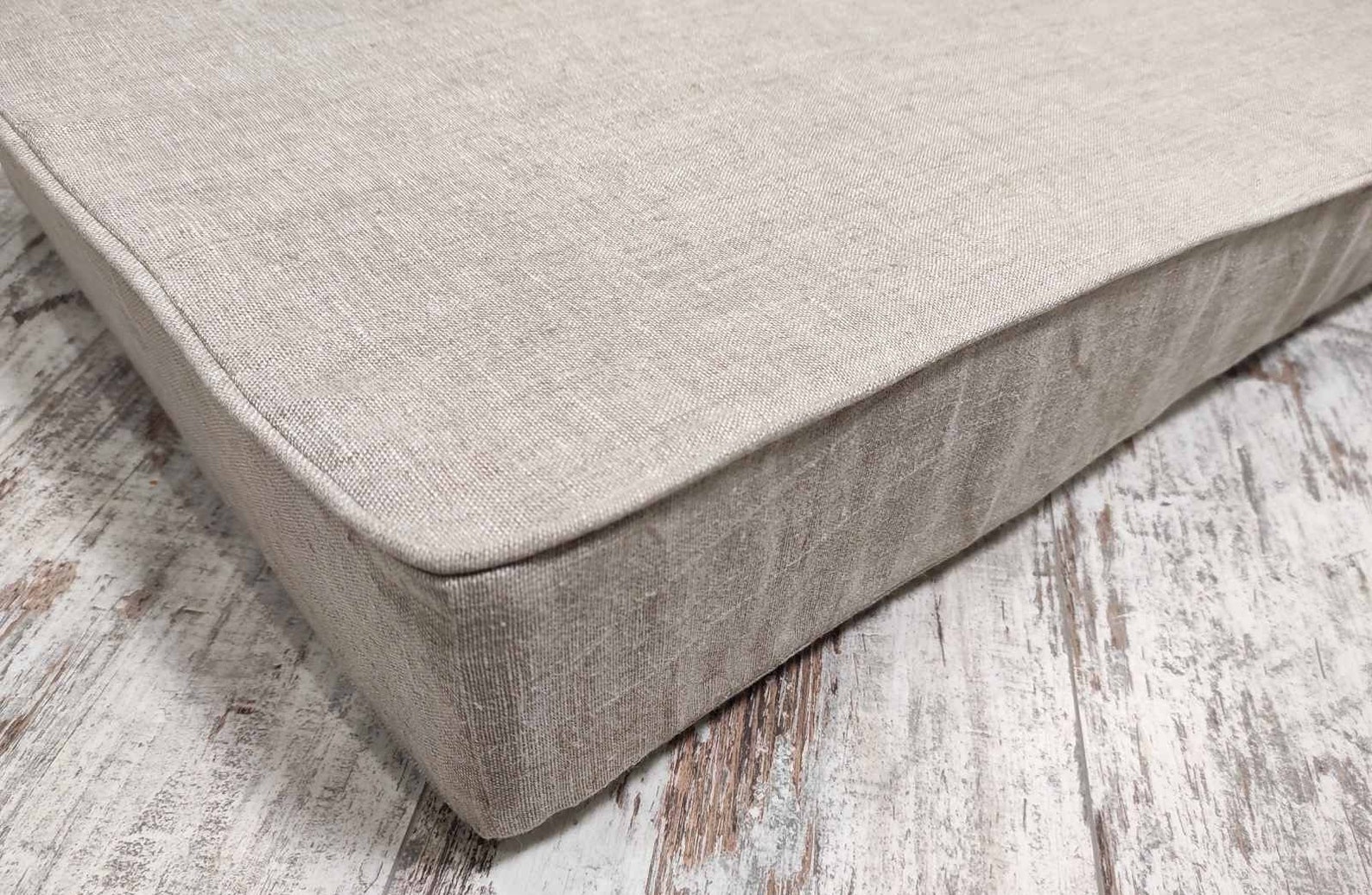 Linen Mattress Cover With the Cord Welting Daybed Covers - Etsy