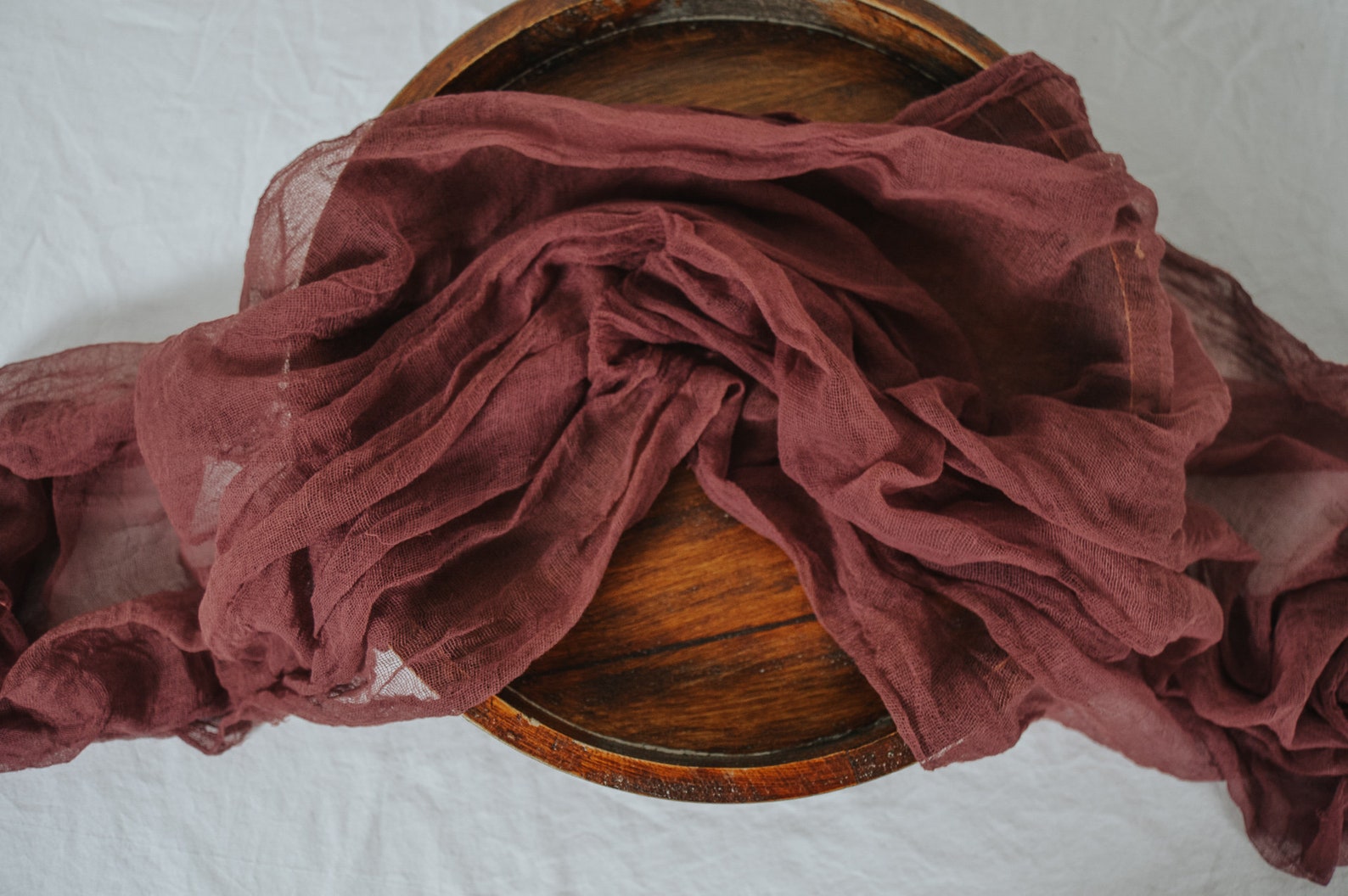 Merlot Wine Red Cheesecloth Table Runners Holiday Dinner | Etsy