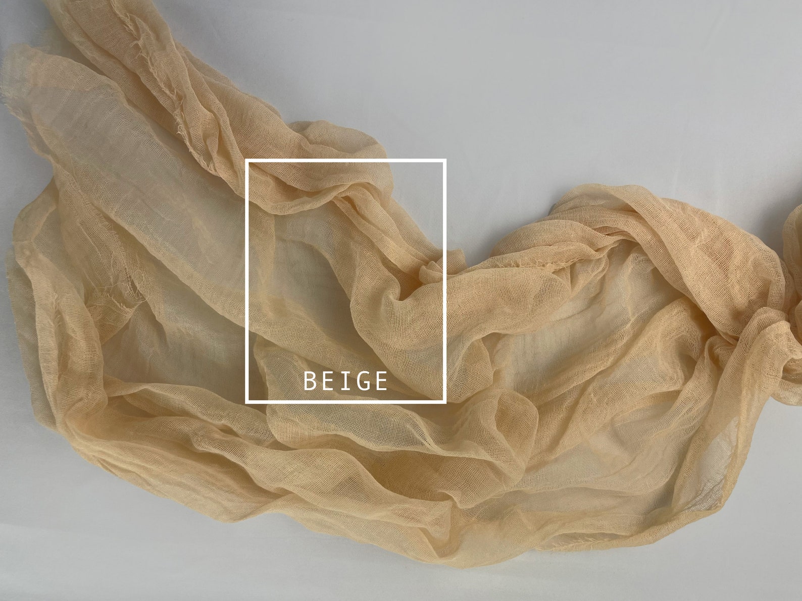 Beige Cheesecloth Table Runners, Boho, Gauze Wedding Table Decor, Aisle ...