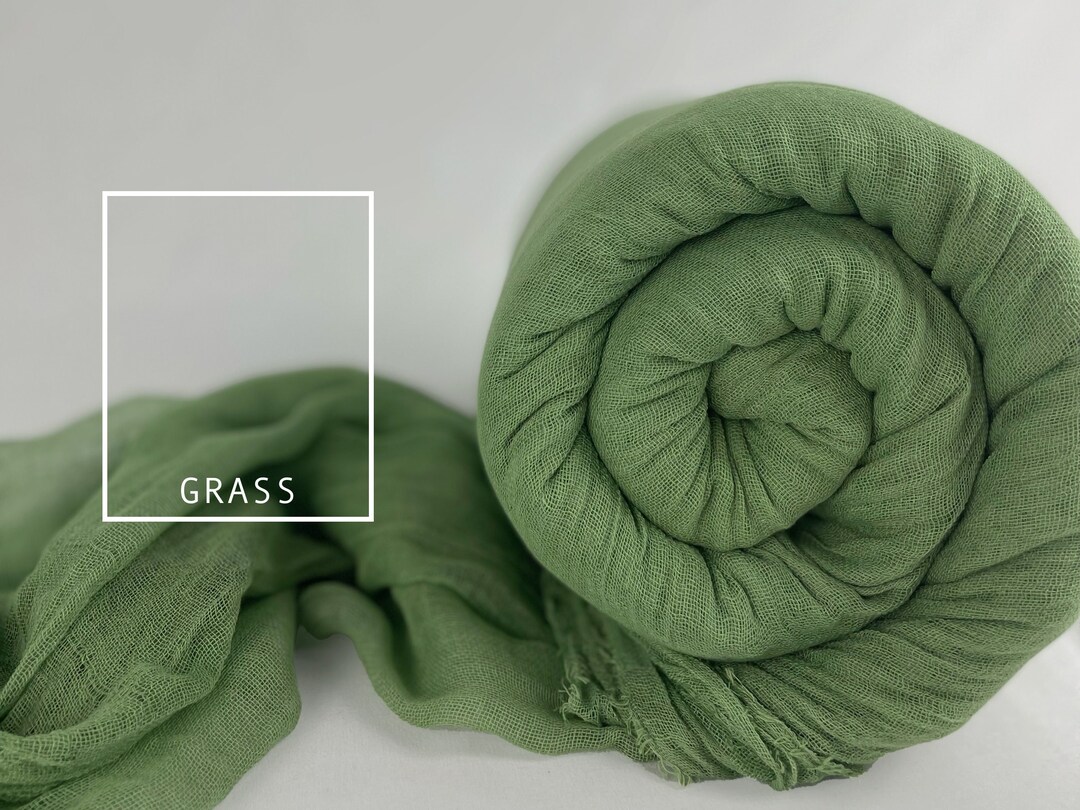 Grass Green Table Runners, Boho, Gauze Wedding Table Decor, Flowy Table ...