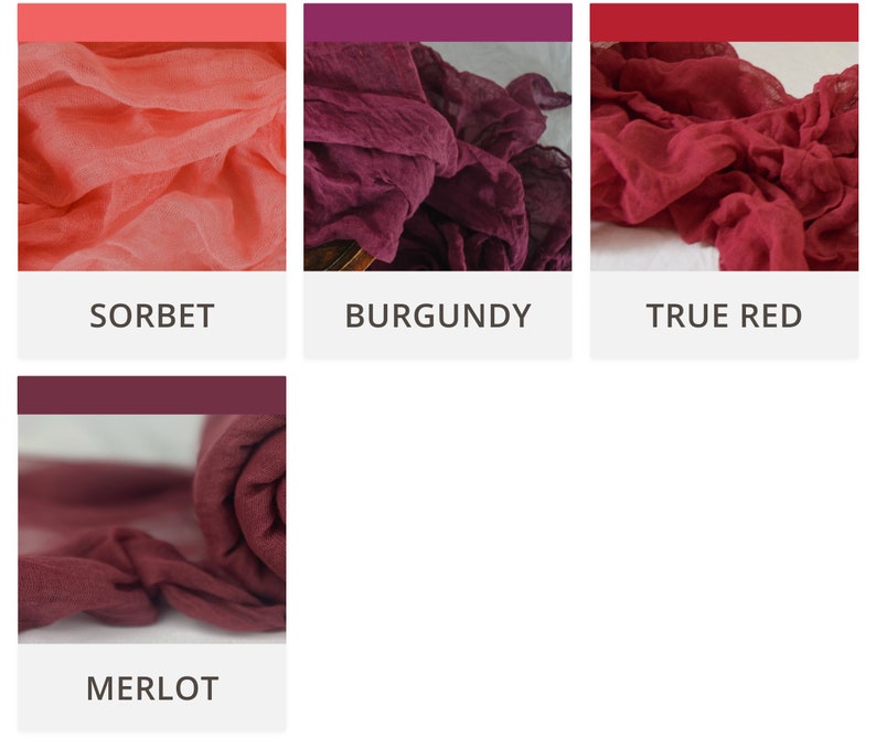 Merlot Wine Red Cheesecloth Table Runners Holiday Dinner - Etsy