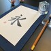 Japanese Calligraphy eternity, Hand Made, Wall Art, Original Stamp ...