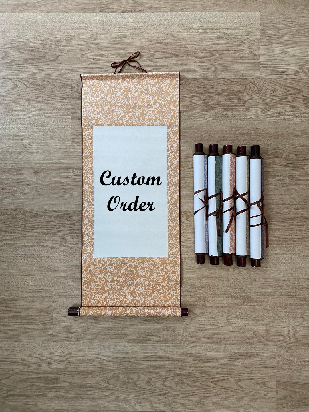 Custom Order Japanese Calligraphy Scroll, Hand Made, Wall Art, Shodo - Etsy