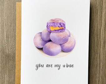 Ube Birthday Card - Etsy