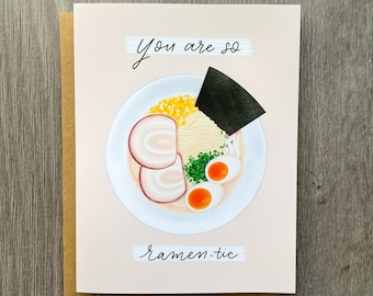 Ramen Birthday Card - Etsy