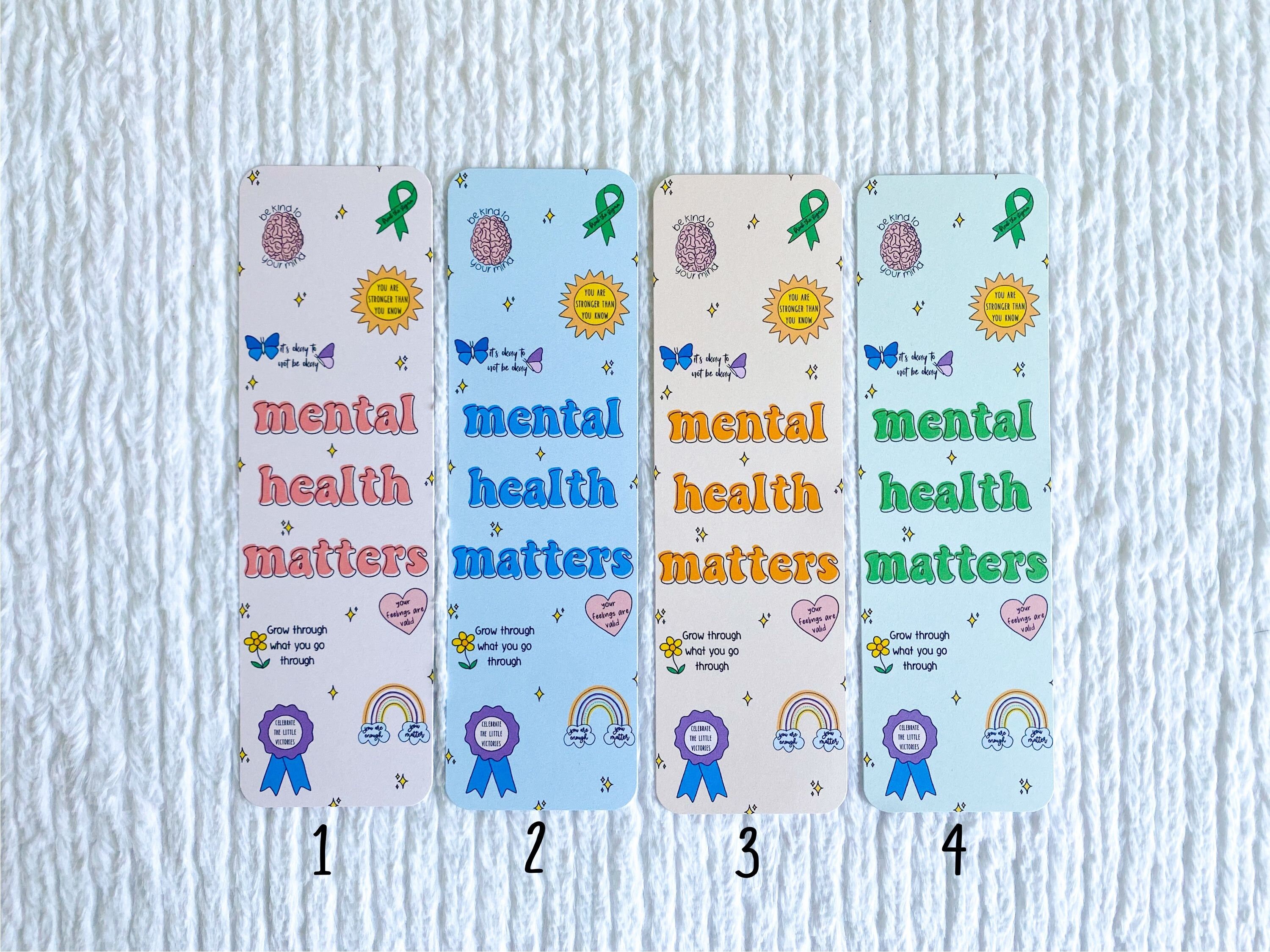 Buy Mental Health Matters Bookmark Collection Individual or Set Online ...