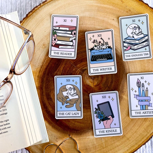 Bookish Tarot Cards - Etsy