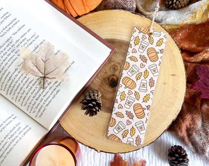 Fueled by Iced Coffee Bookmark Collection Handmade Bookmarks - Etsy