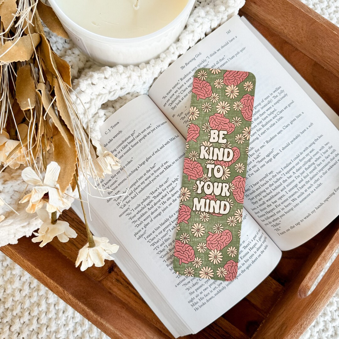 Be Kind to Your Mind Bookmark Collection - Etsy