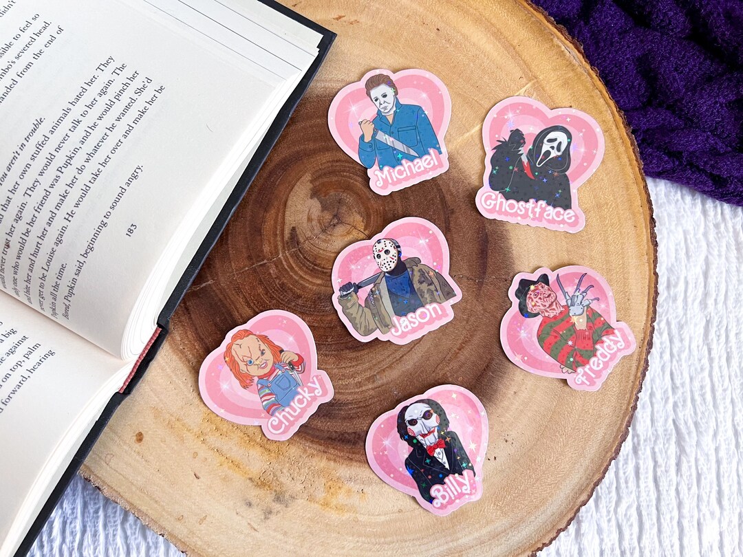 Holo Horror Sticker Collection Handmade Stickers - Etsy