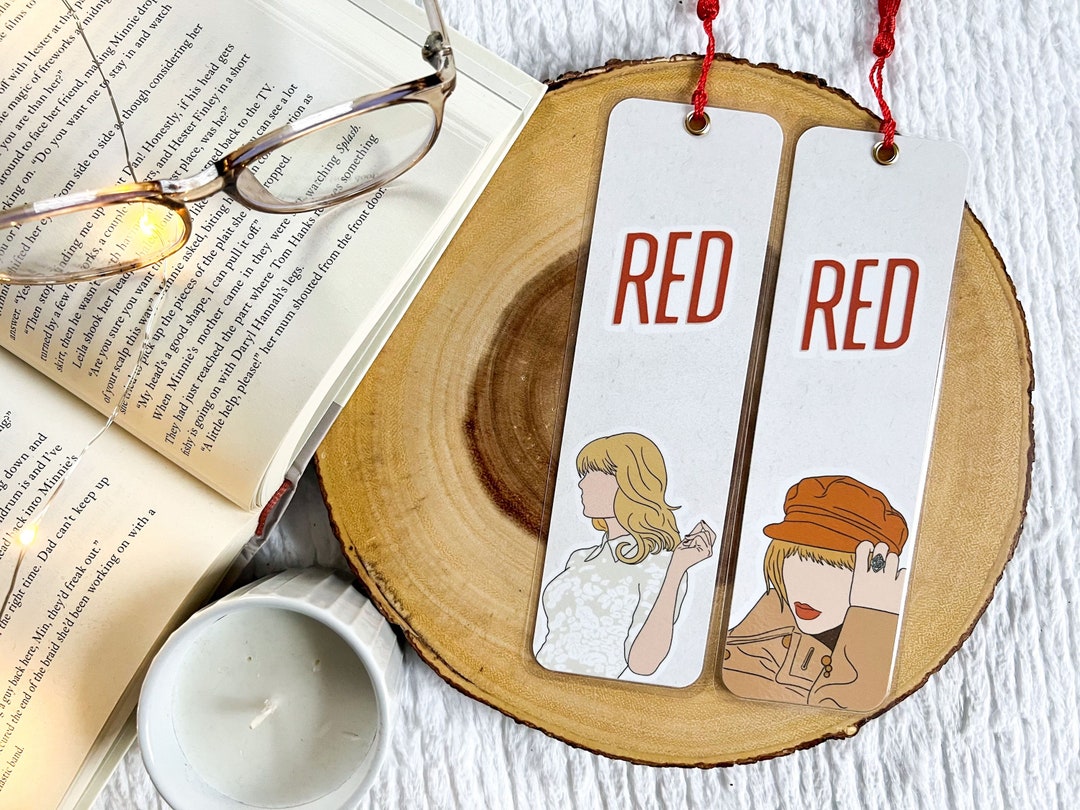 Red Tay Bookmark Collection Handmade Bookmarks Individual - Etsy
