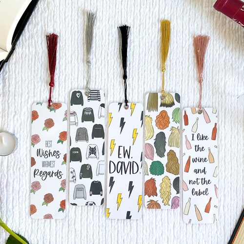 Ew Bookmark Collection Inspired by TV Handmade Bookmarks - Etsy