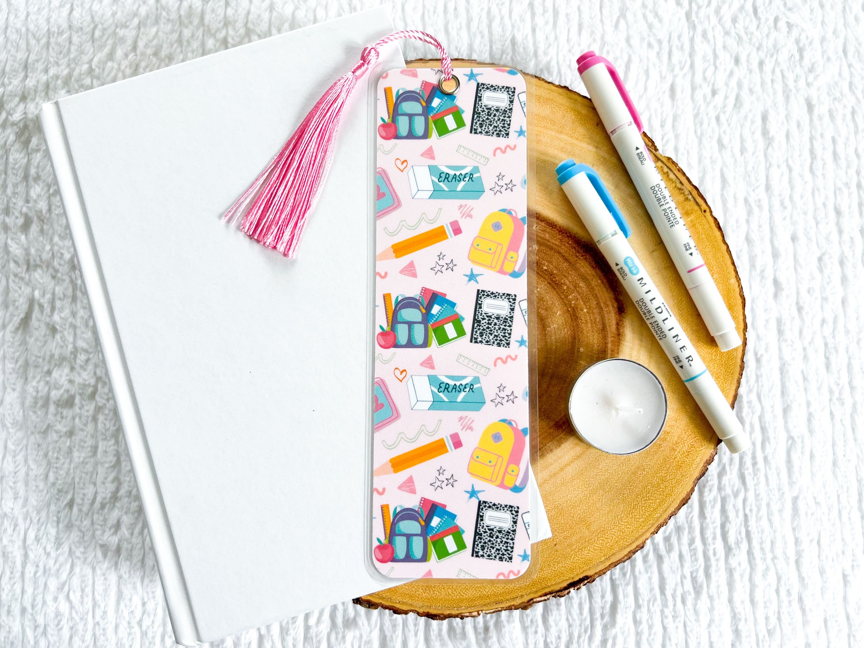 Y2K Back to School Bookmark Collection Handmade Bookmarks - Etsy