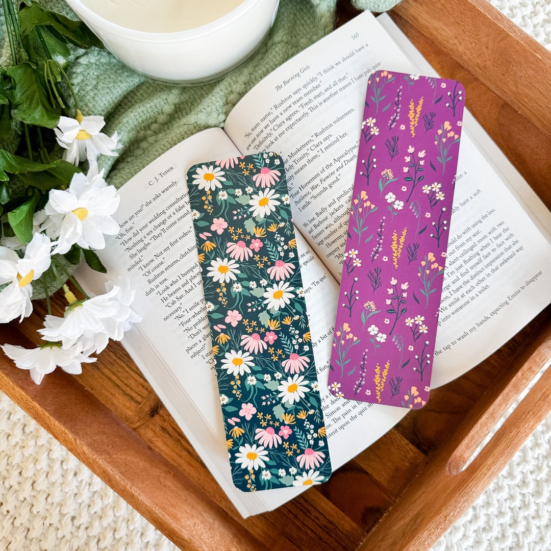 Floral Wallpaper Bookmark Collection - Etsy