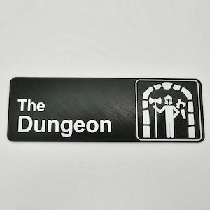 The Dungeon Sign Like "the Office" Logo - Etsy