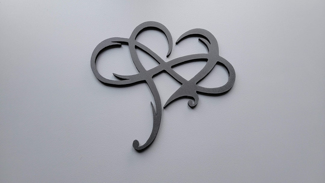 Infinity Heart Wall Art | 2d Home Decor Living Room | Love | Hearts ...