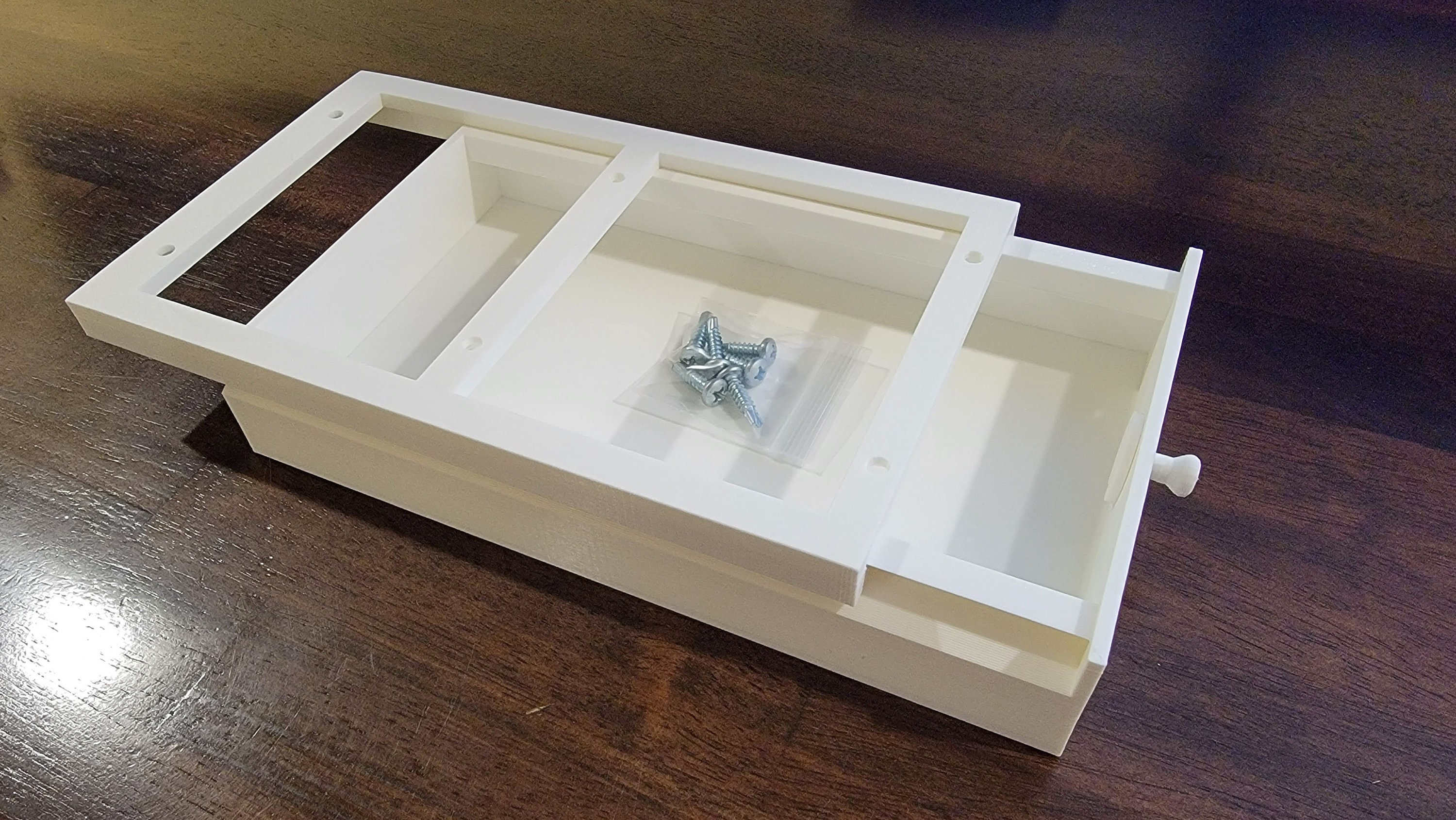 Hidden Under Desk Drawer | Desk Organization | Office Organizer | Hide ...