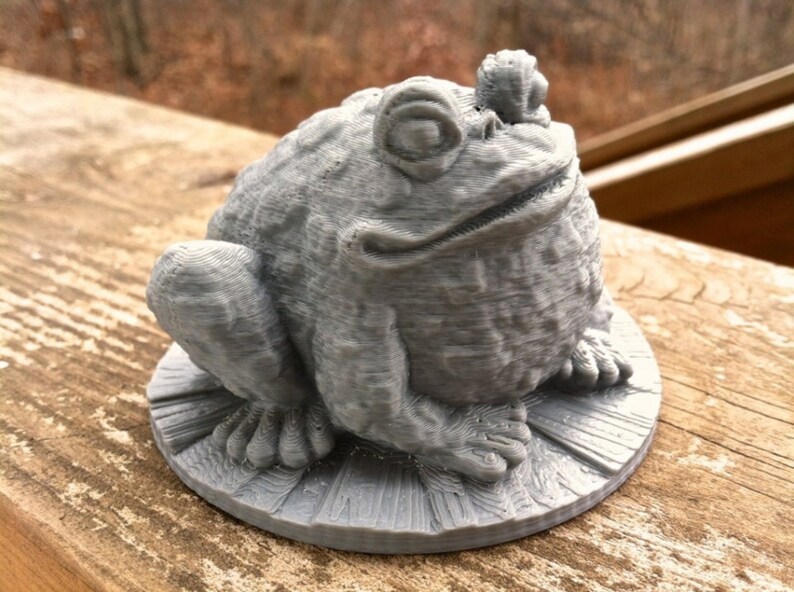 Garden Toad Statue Any Color Gift for Reptile Lovers - Etsy