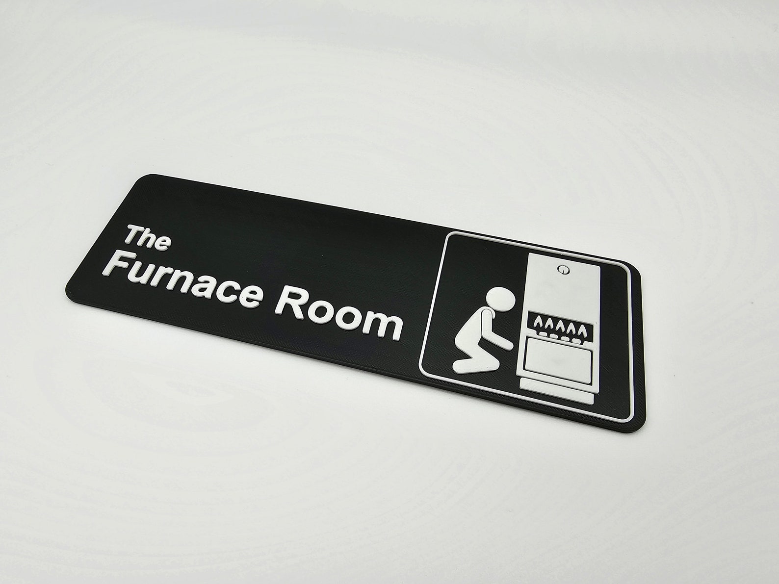 The Furnace Room Door Sign Like "the Office" Logo - Etsy