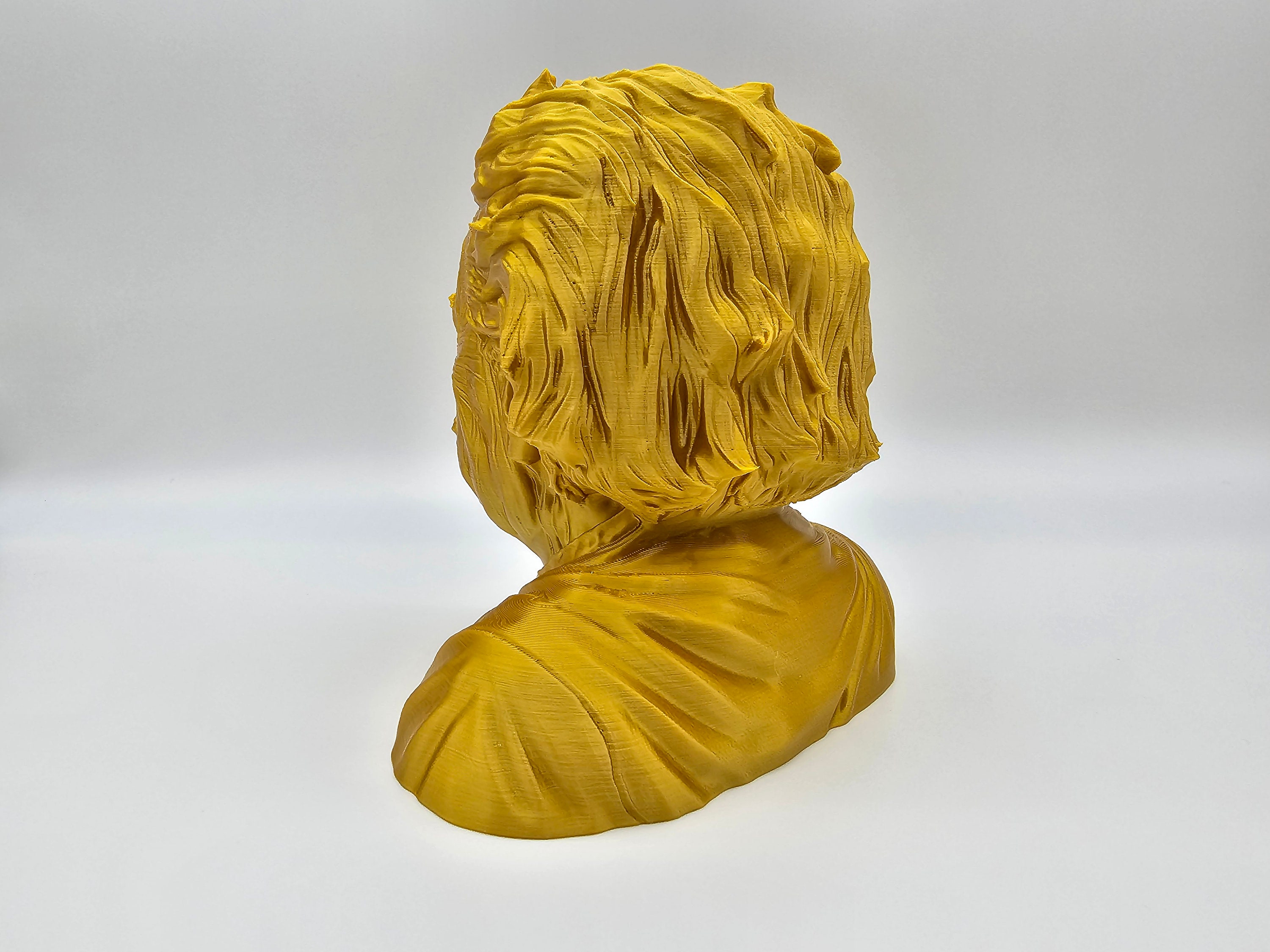 Golden Albert Einstein Bust | Gold Statue of Albert Einstein's Head - Etsy