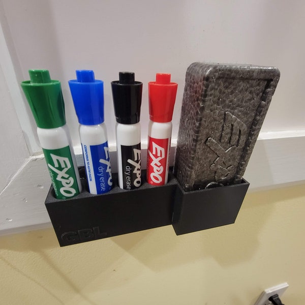 Dry Erase Wall Marker Holder - Etsy