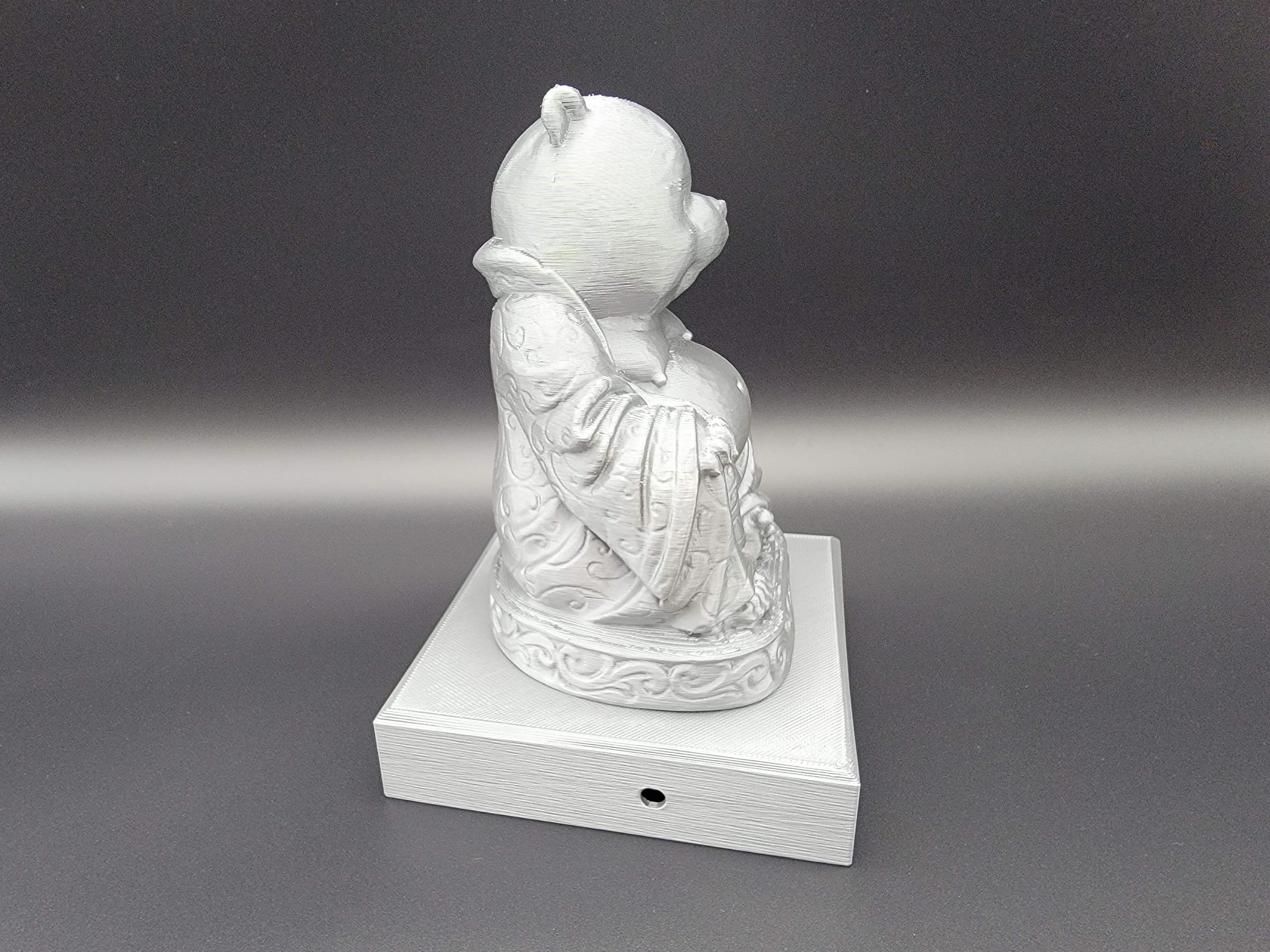 Winnie the Pooh Bear 4x4 Fence Post Topper Statue Garden Statue for Zen ...